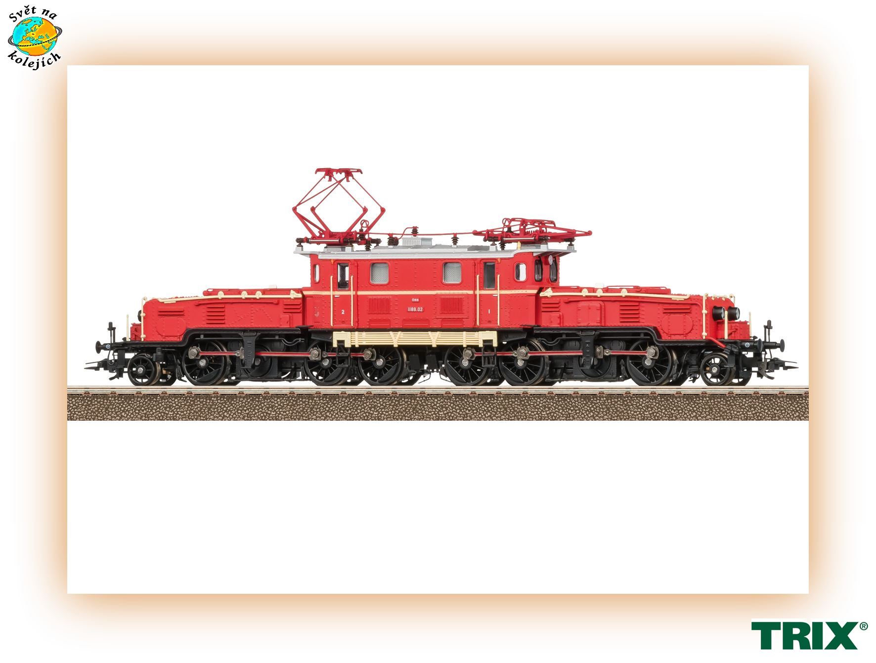 TRIX 25090 HO - ELEKTRICKÁ LOKOMOTIVA řady Rh.1189 TRIX 25090 HO - ELEKTRICKÁ LOKOMOTIVA řady Rh.1189